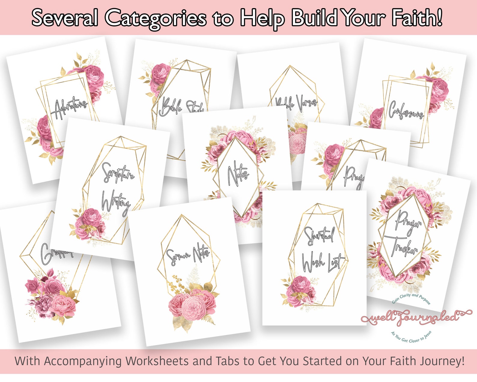 War Prayer Binder for Prayer Journaling, Faith Journal or Bible Study ...