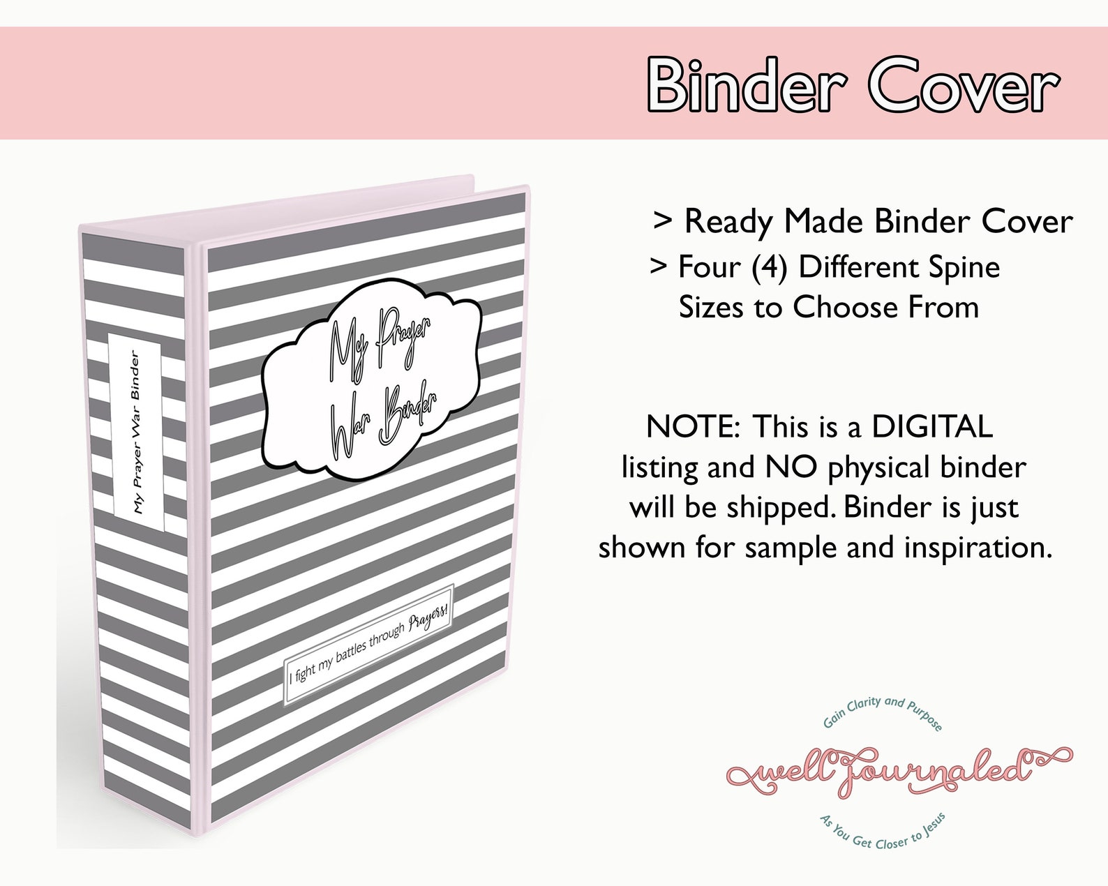 Prayer War Binder Printable | Prayer Journal and Bible Study Kit ...