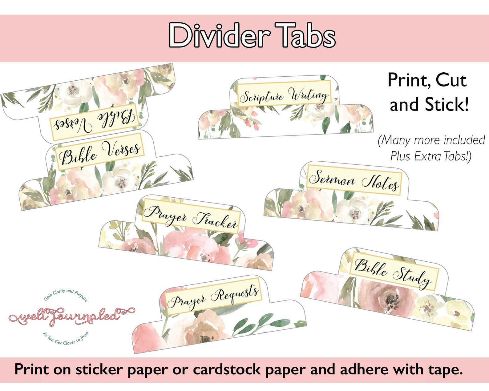 Prayer War Binder for Faith Journal, Bible Study or Gratitude Digital ...