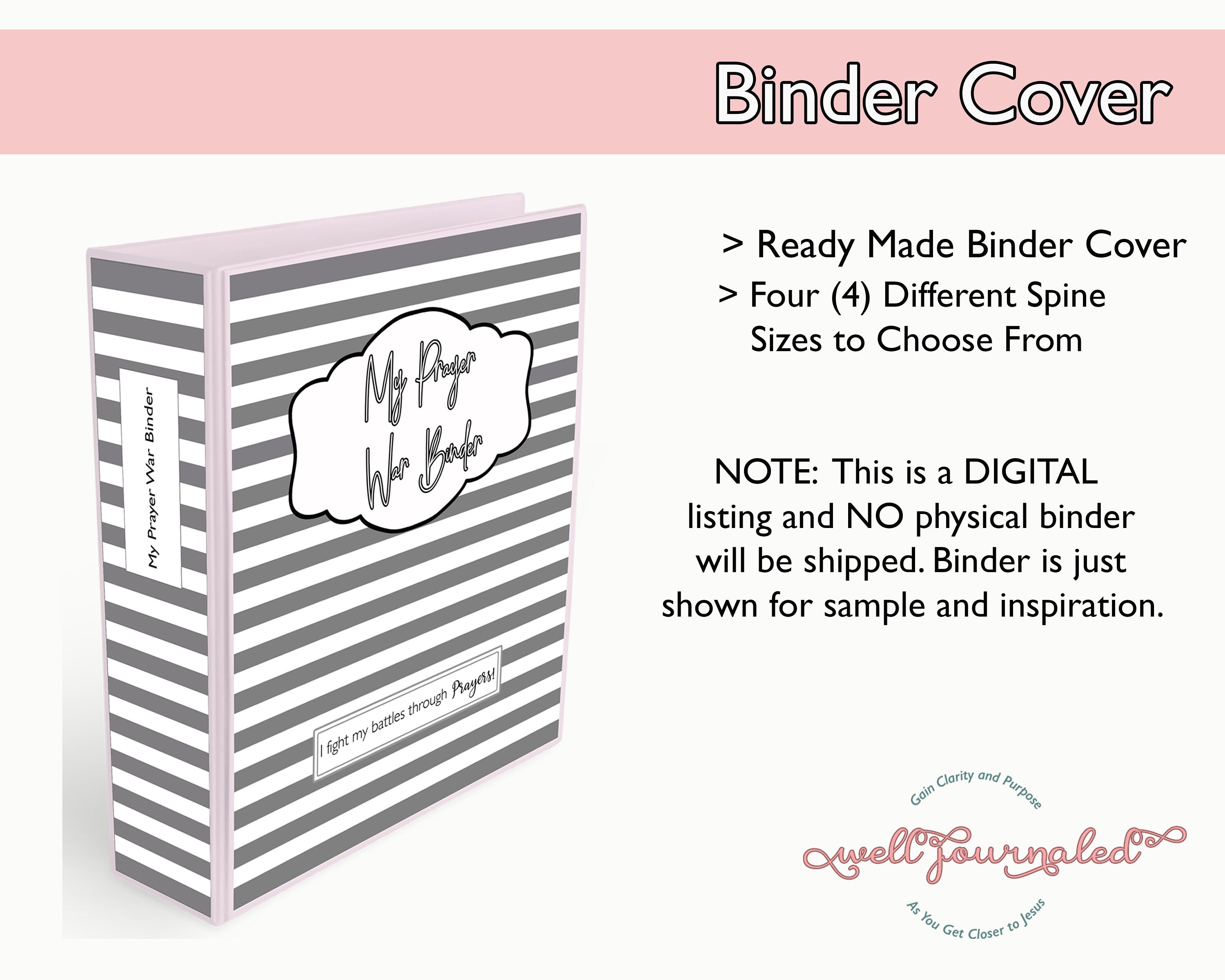 Prayer War Binder Printable | Prayer Journal and Bible Study Kit ...