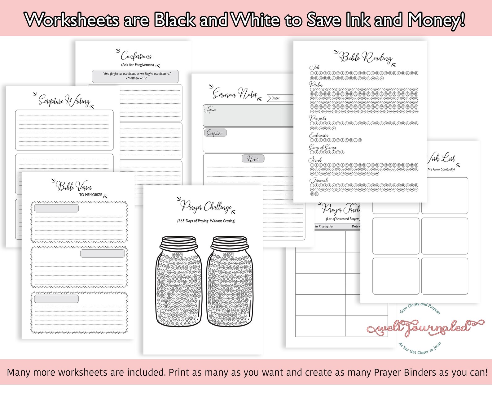 Prayer War Binder Printable | Prayer Journal and Bible Study Kit ...