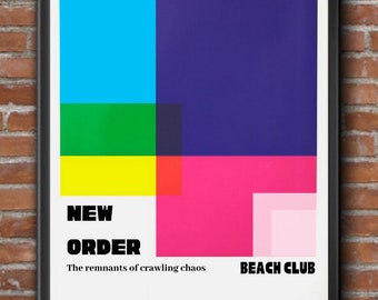 New Order Poster | Etsy UK