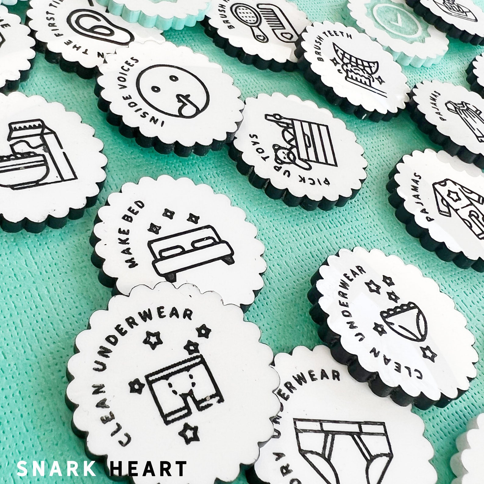 Chore Chart Magnets Laser Cut Files for Wood Responsibility - Etsy ...