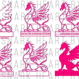 Dragon Bookshelf for Book Lovers, Mini Bookshelf and Books, Dollhouse ...