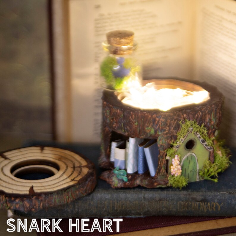 Tree Mini Bookshelf, Gnome Home DIY SVG Laser File for Best Selling ...