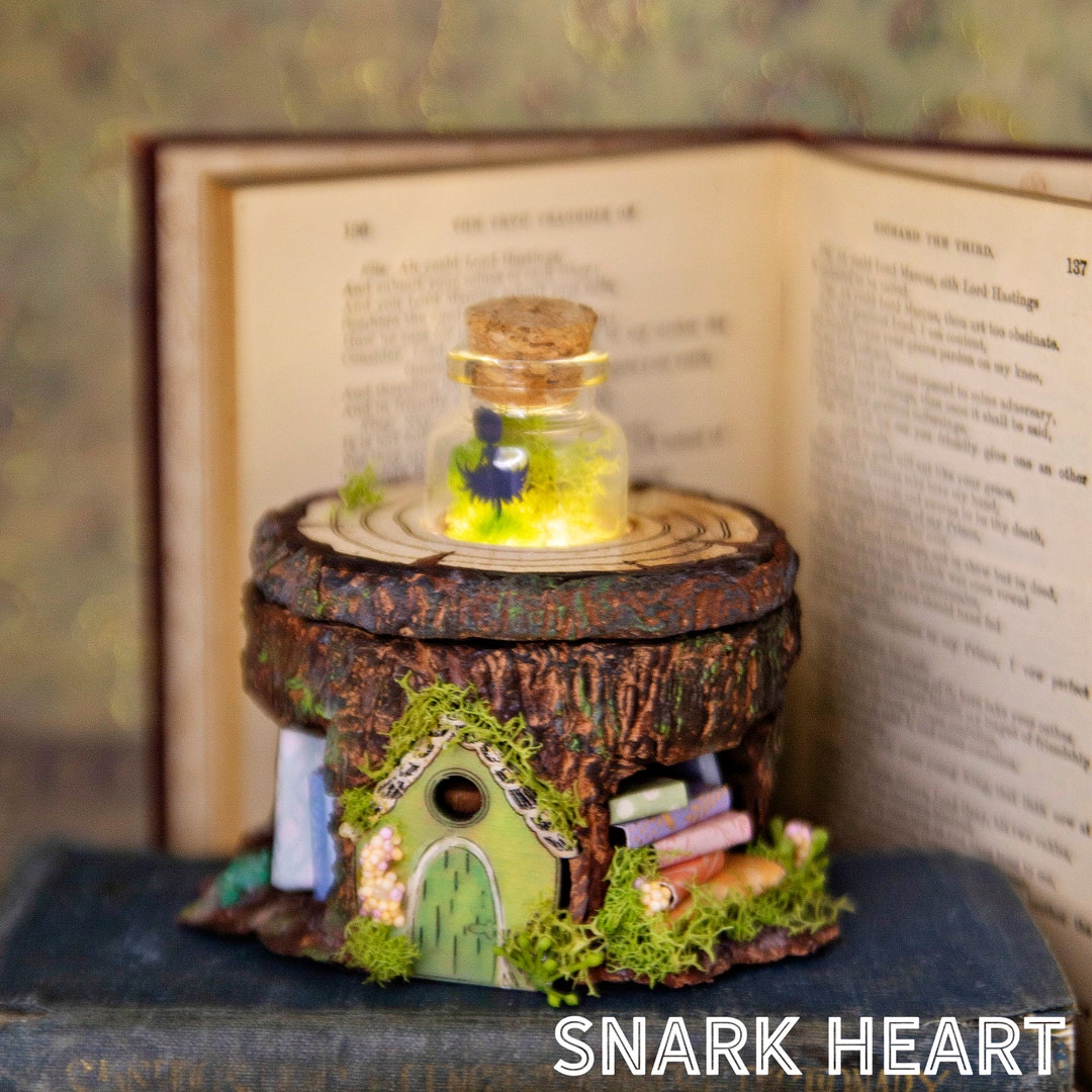 Tree Mini Bookshelf, Gnome Home DIY SVG Laser File for Best Selling ...