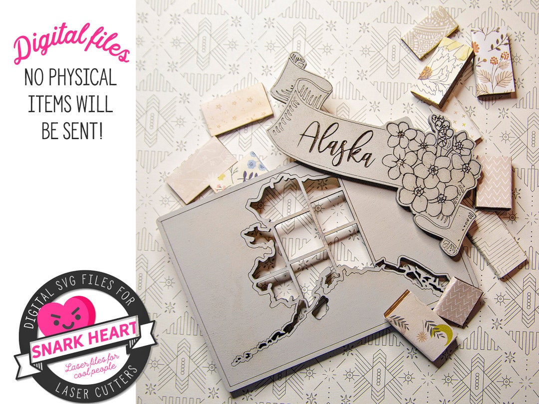 Alaska State Shaped Mini Bookshelf Svg, Bookcase Svg Gift for Woman Who ...