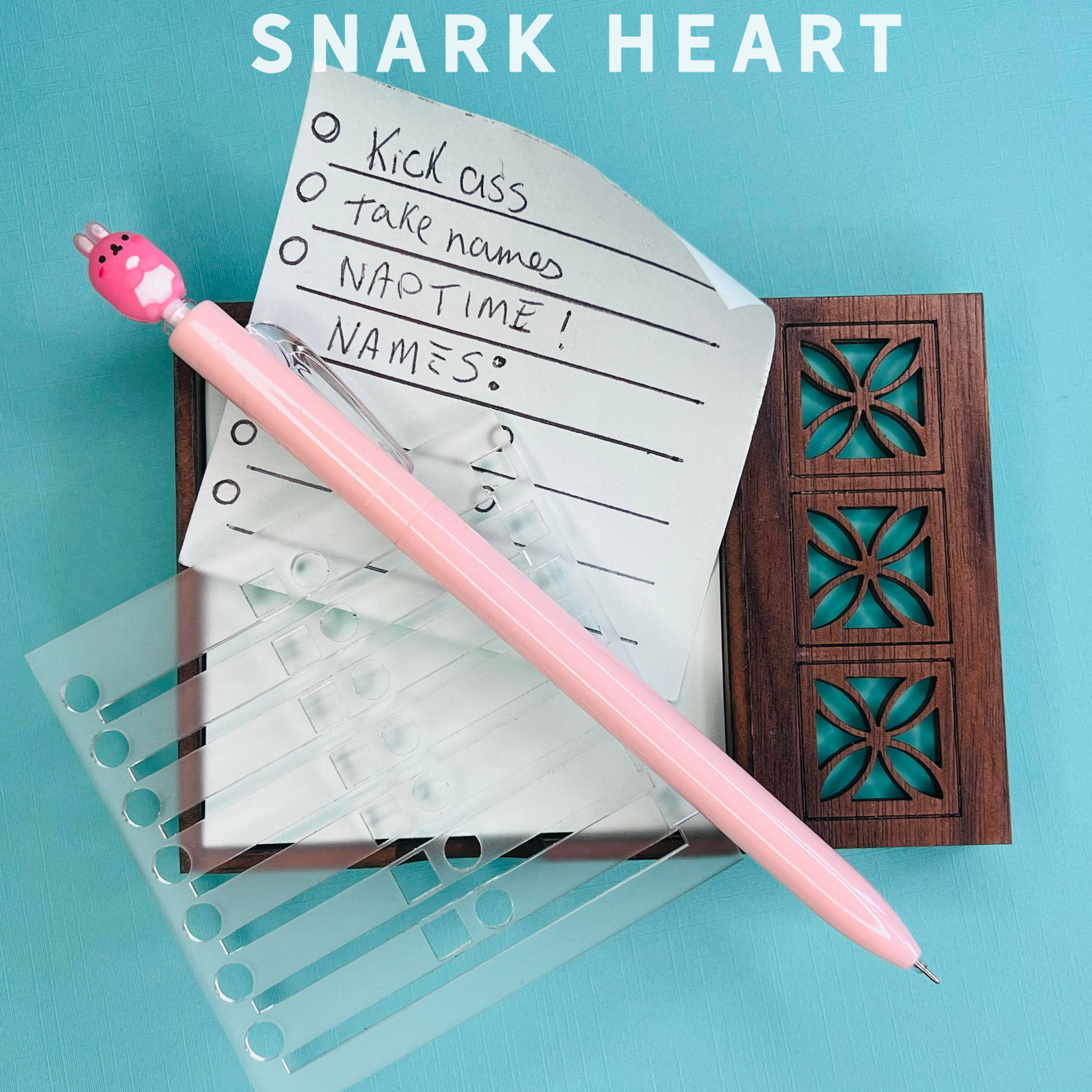 Sticky Note Holder Laser Cut File, Sticky Note Pad Holder Glowforge ...