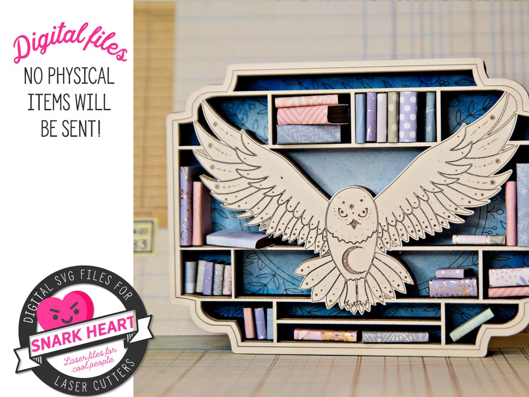 Gothic Owl Shelf for Crystals, Gift for Witches, Easy Beginner Friendly ...