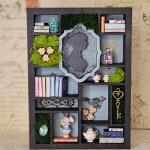 Jane Austen Miniature Bookshelf & Printables: Shelf Only Snark Heart ...