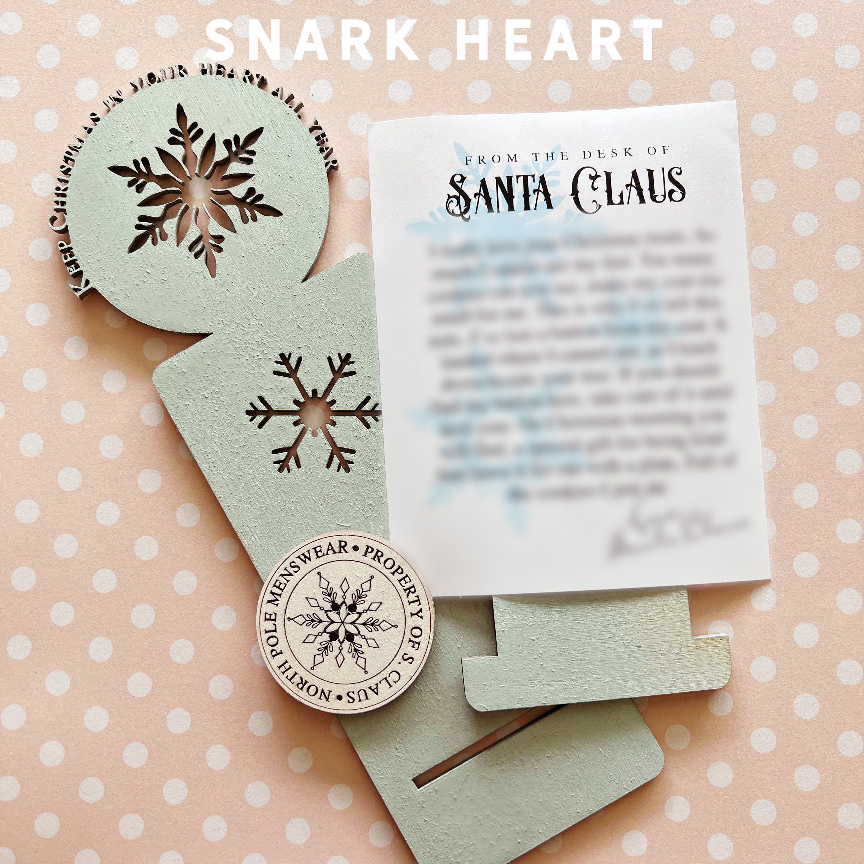 DIGITAL FILE ONLY: Santa's Missing Button Svg Letter From - Etsy