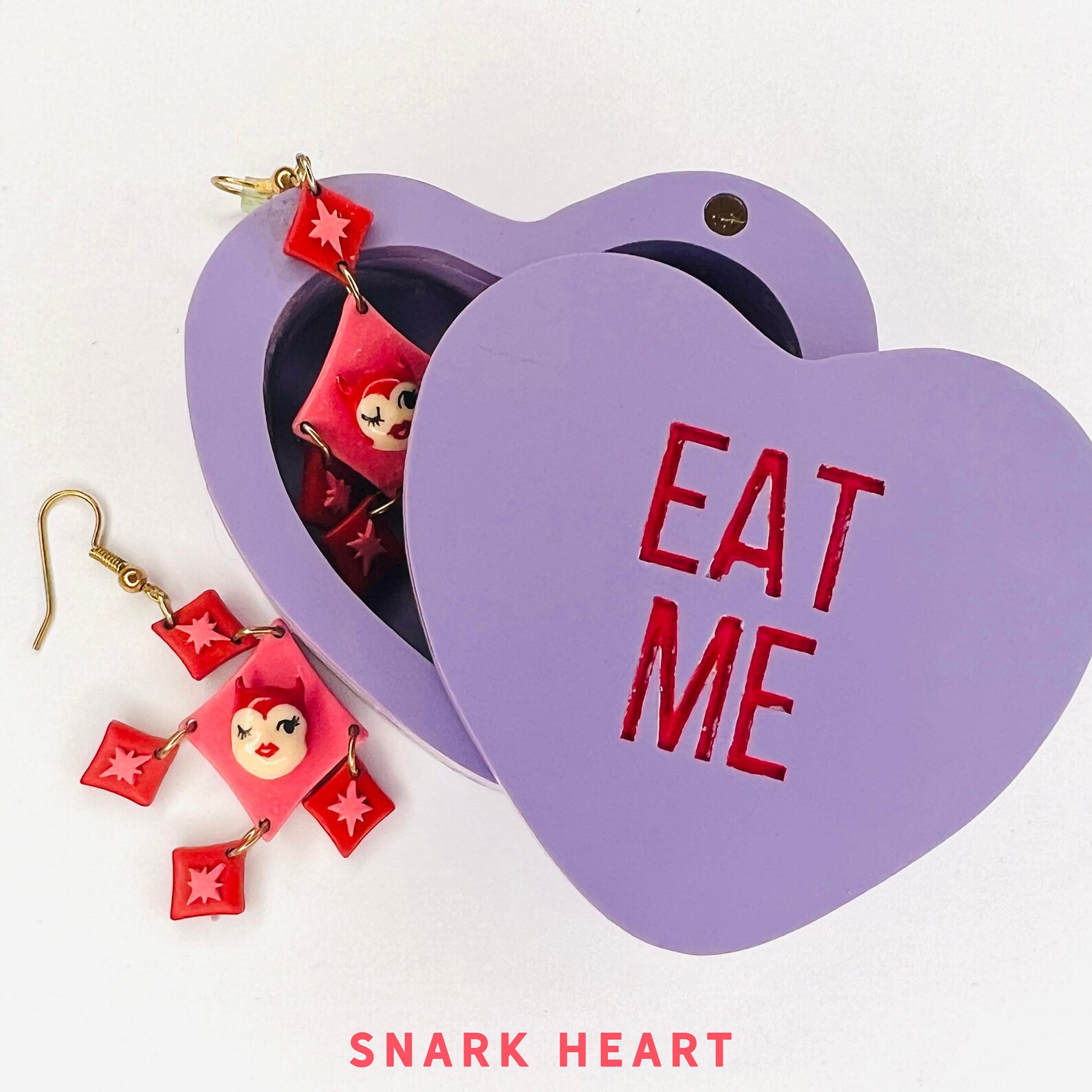 Eat Me Conversation Hearts Box Svg Files for Laser Cutter, Valentines ...