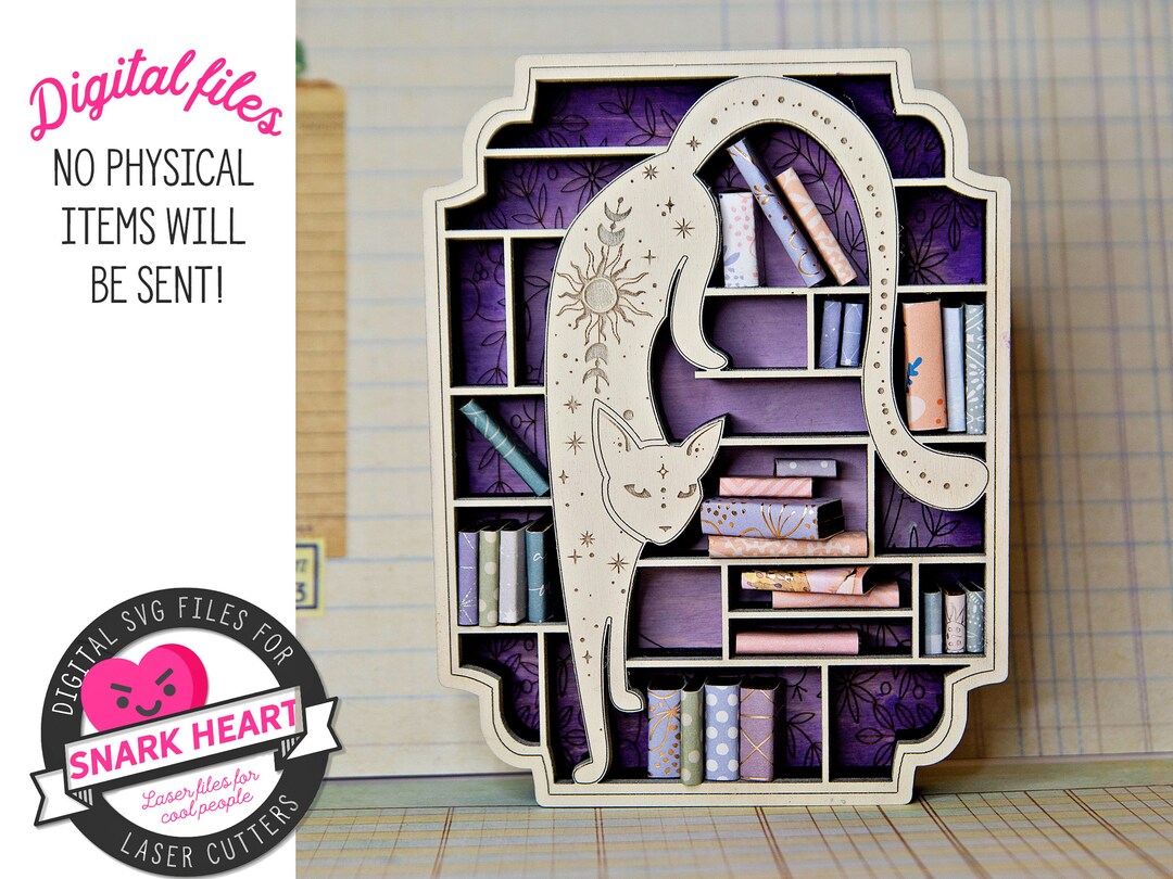 Mystical Cat Shelf for Crystals, Gift for Witches, Easy Beginner ...