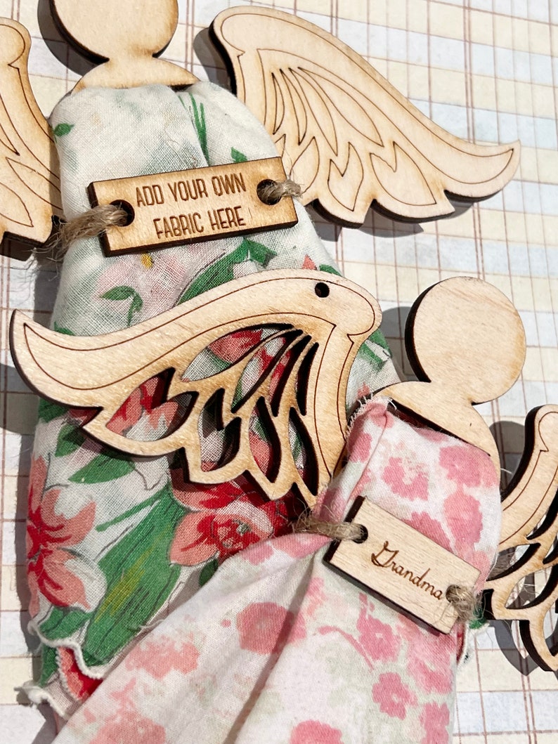 Memorial Angel Fabric Keepsake Ornament, Fabric Memory Angel for ...