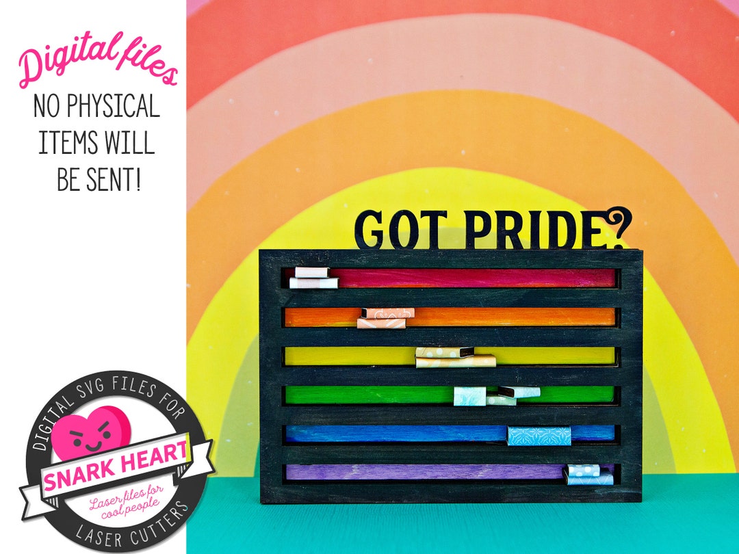 8 Pride Flags Bundle Mini Bookshelf for 2023, Lesbian Svg Cut File for ...