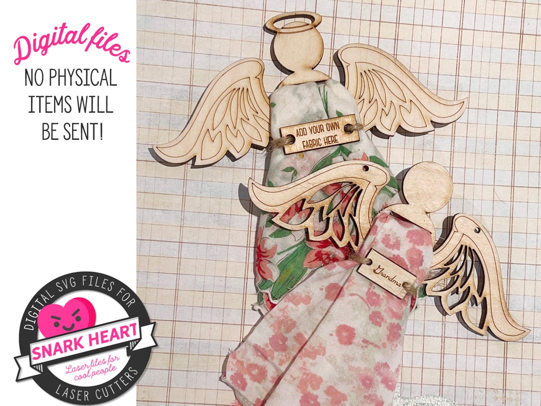 Memorial Angel Fabric Keepsake Ornament, Fabric Memory Angel for ...