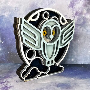 Owl Miniature Bookshelf, TWO Designs Snark Heart June Drop - Etsy