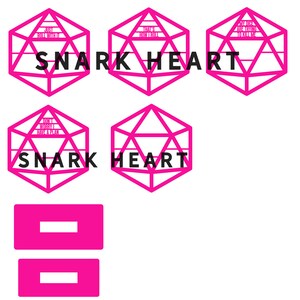 D20 Dice Shelf Svg File for Laser Cutting, 20 Sided Dice Svg Mini ...