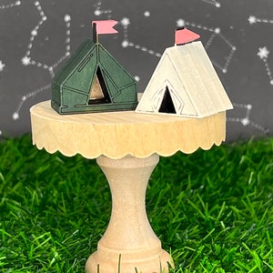 Mini Tiny Tent Svg Cut File for Summer Camp Diy Kit, Handmade Summer ...