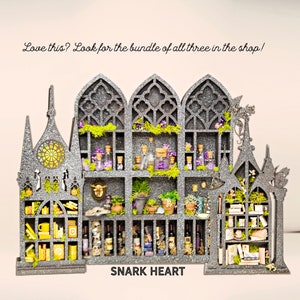 Gothic Mini Bookshelf 1 Svg File for Laser Cutting, Cut File for ...