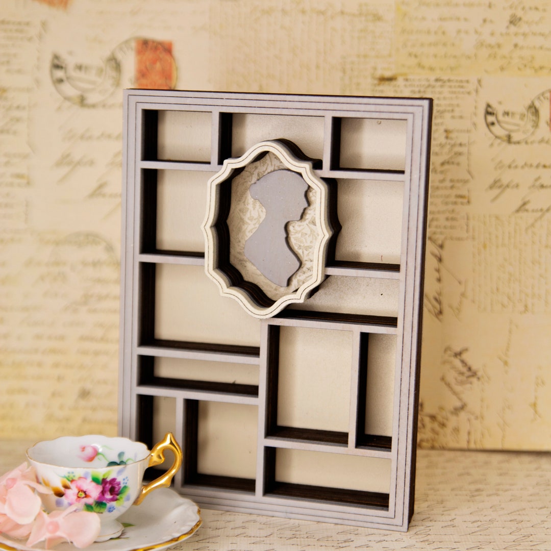Jane Austen Miniature Bookshelf: Shelf Only- Snark Heart June Drop - Etsy