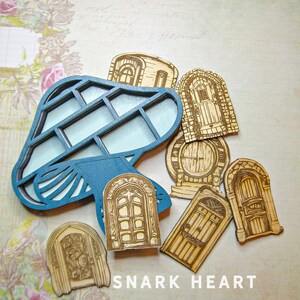 Fairy Door and Window for Trees Svg File for Glowforge, Fairy Door ...