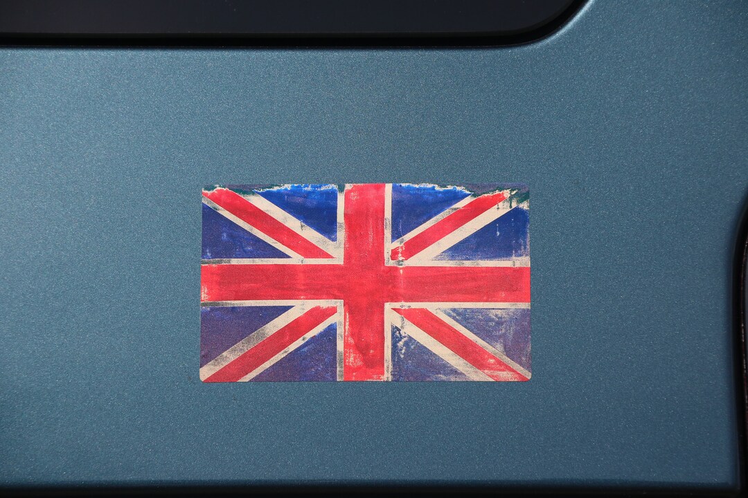 Union Jack Flag Car Sticker Exterior Vinyl Laptop Waterbottle Van ...