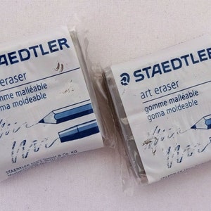Staedtler Art Eraser Putty Rubber Kneadable Artists Pack - Etsy