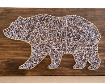 Bear string art | Etsy
