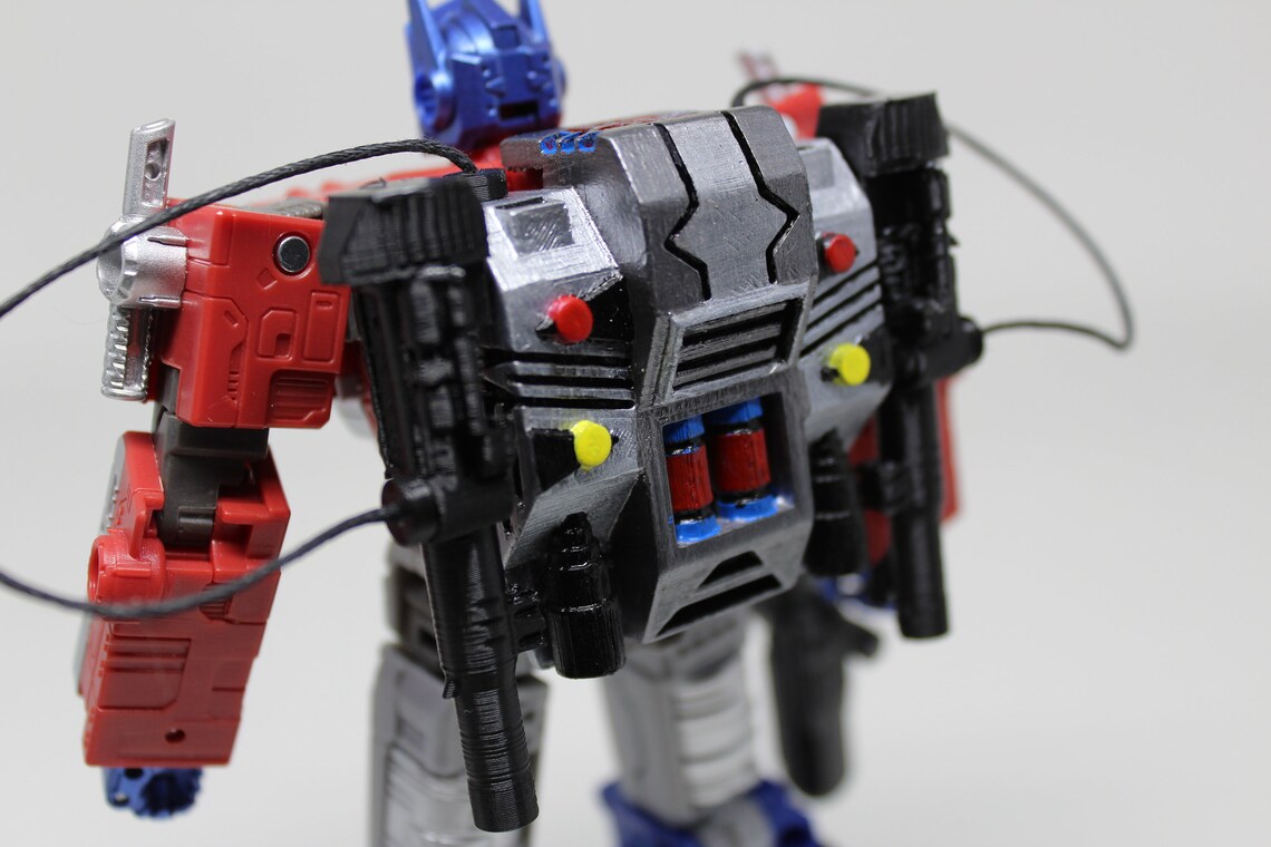 Transformers Optimus Prime Jetpack Earthrise Siege War for | Etsy