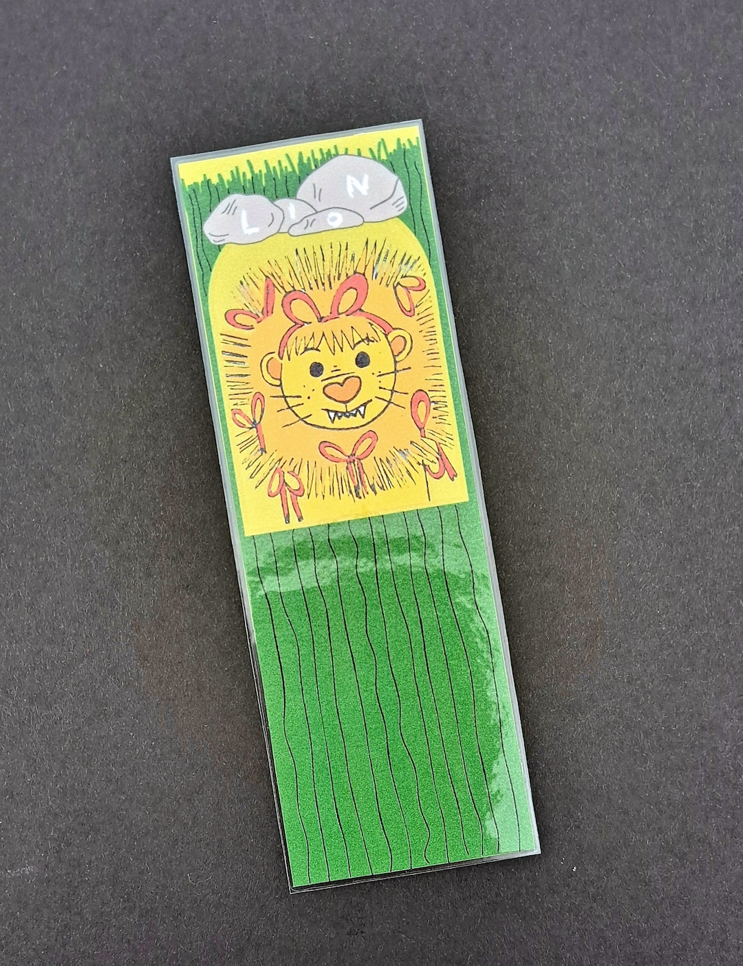 Little Lion Cub Handmade Animal Bookmark - Etsy