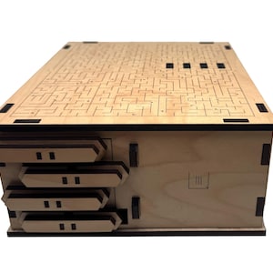 Proteus Puzzle Box: Hidden Compartments, Escape Room, 3D Brain Teaser ...
