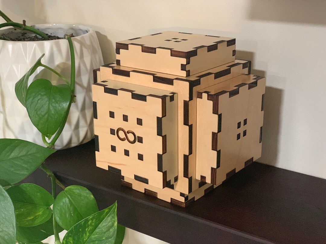 Nova | Original Wooden Puzzle Box | Hidden Compartment | Smart Gift for ...