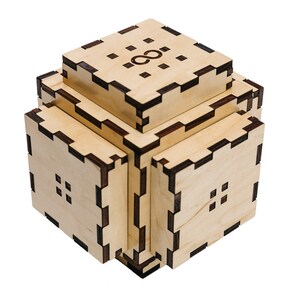 Nova | Original Wooden Puzzle Box | Hidden Compartment | Smart Gift for ...
