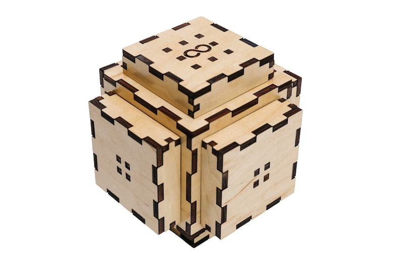 Nova Original Wooden Puzzle Box Hidden Compartment Smart - Etsy