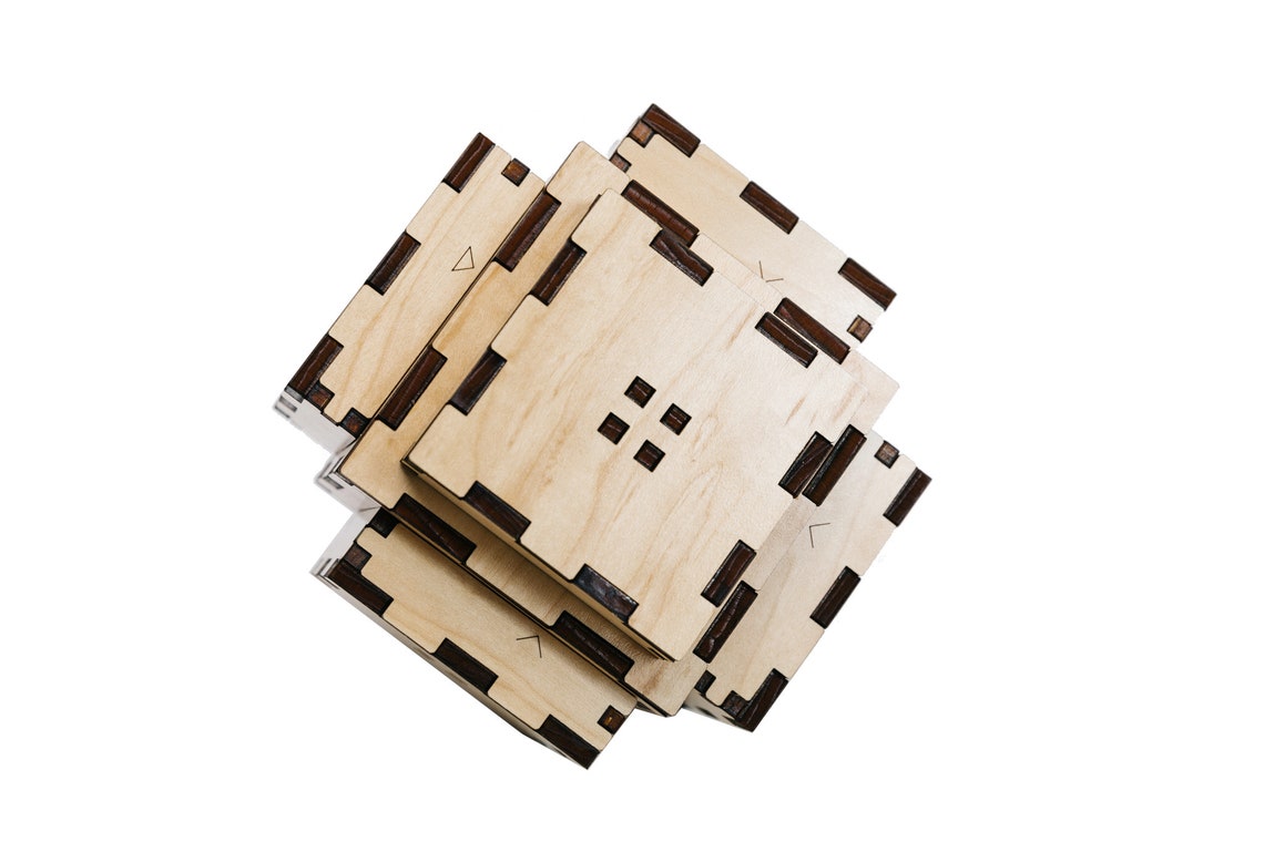Nova Original Wooden Puzzle Box Hidden Compartment Smart - Etsy