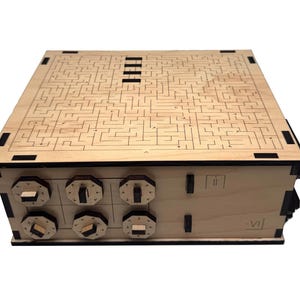 Proteus Puzzle Box: Hidden Compartments, Escape Room, 3D Brain Teaser ...