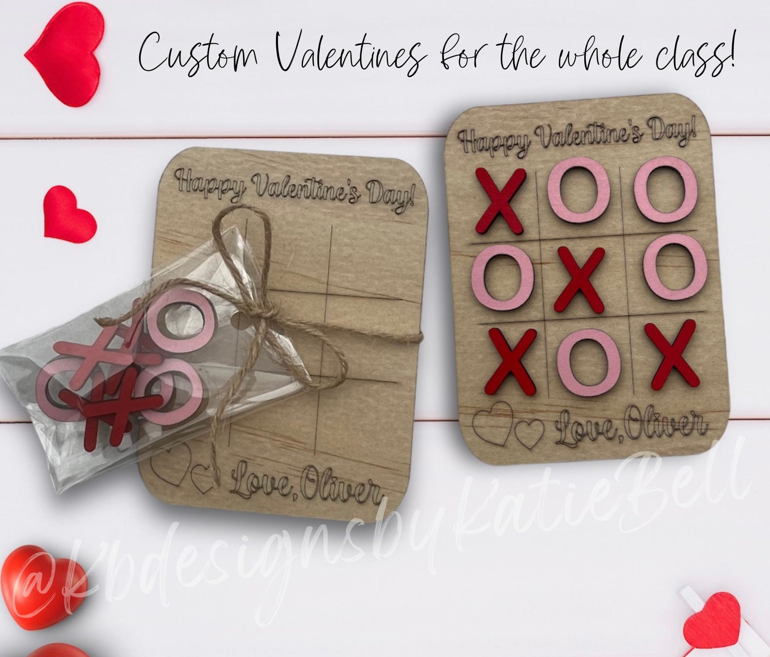 Valentines for Class, Personalized Valentines Day Gifts, School Party ...
