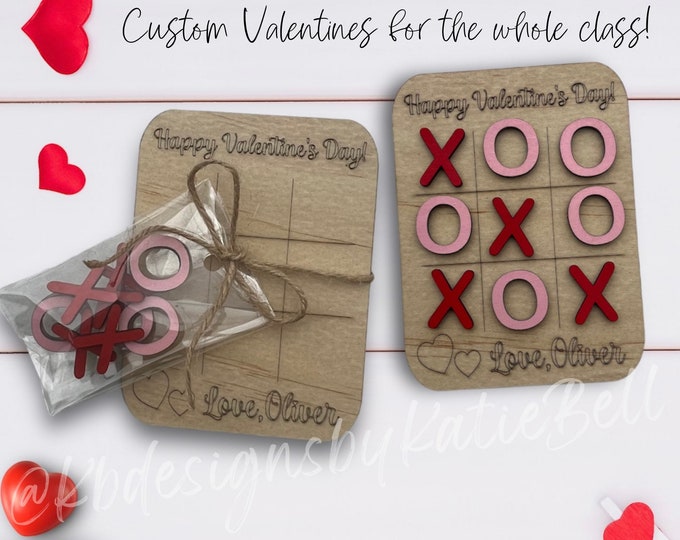 Valentines for Class, Personalized Valentines Day Gifts, School Party ...