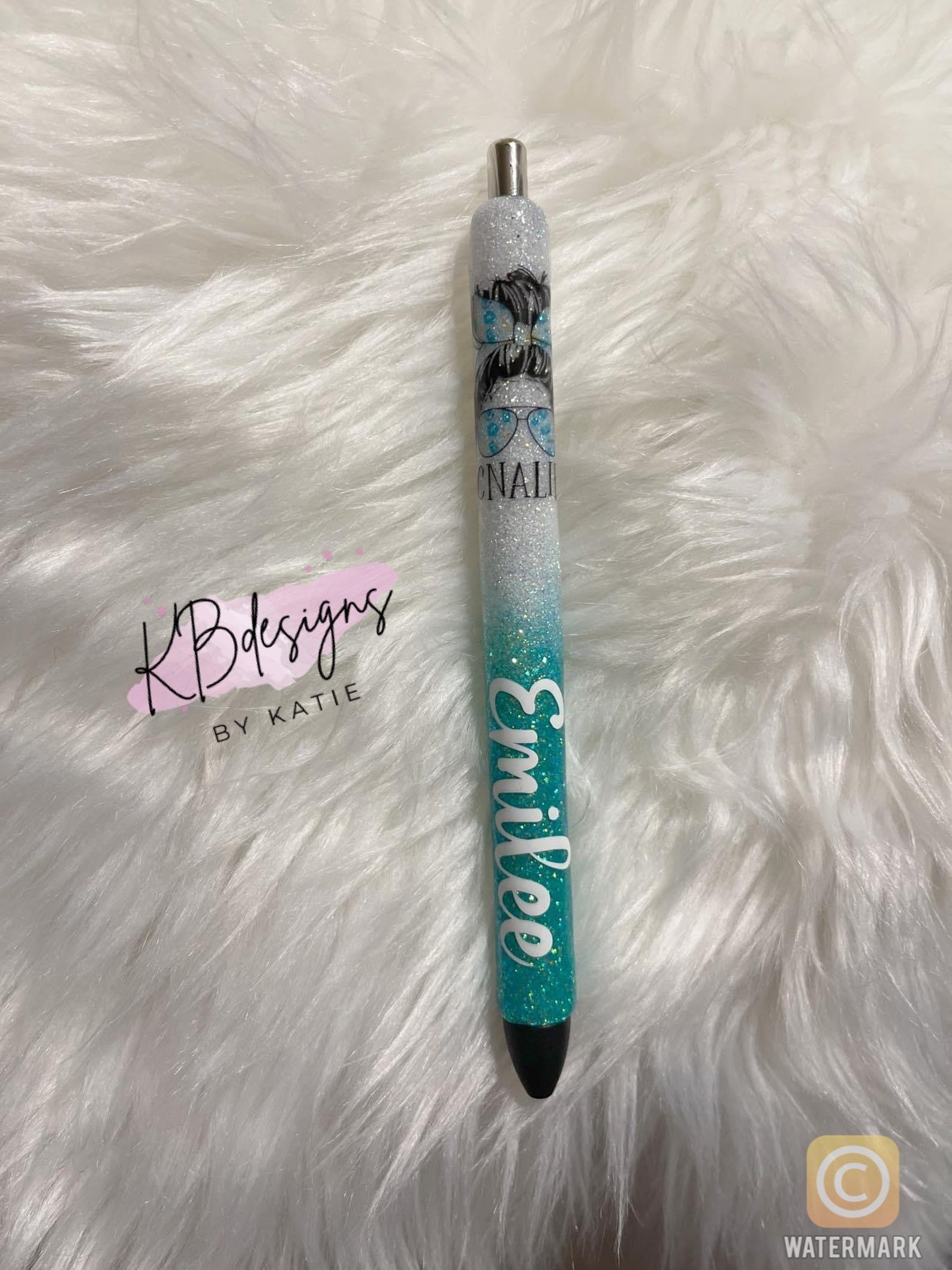CNA Personalized Glitter Pen - Etsy