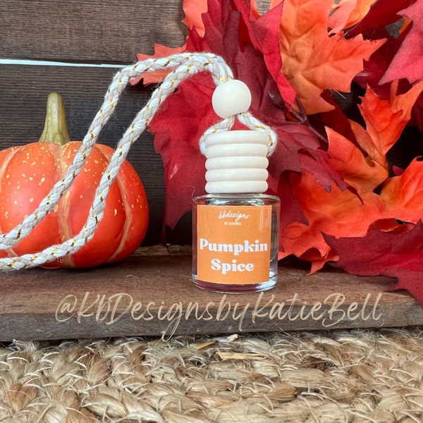 Pumpkin Spice Car Air Freshner - Etsy