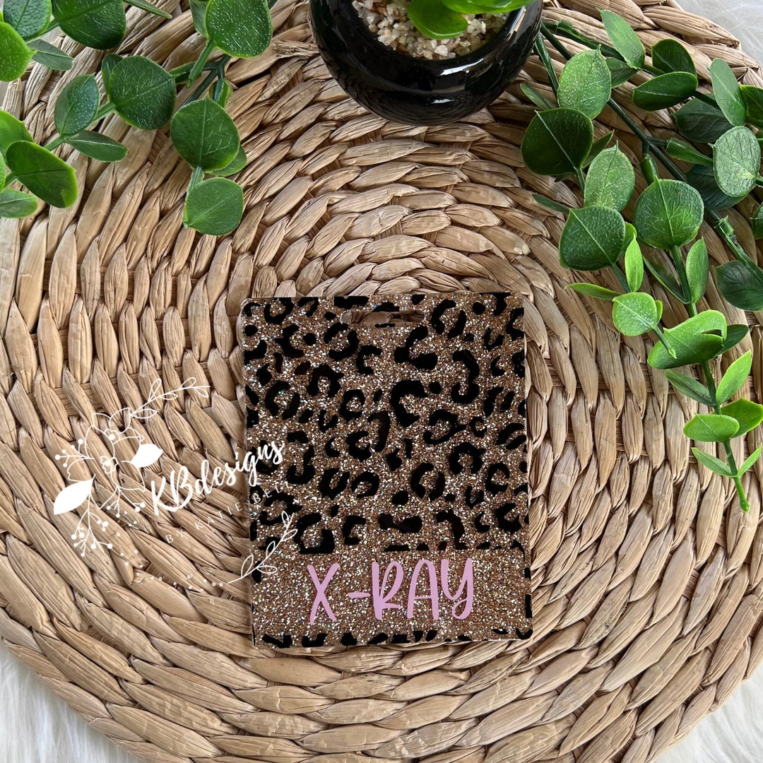 Cheetah Badge Buddy - Credentials Tag - Idtag - Glitter Badge Buddy ...