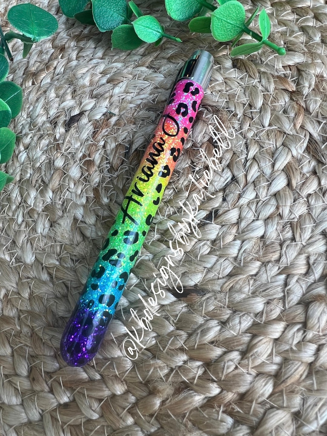 Personalized Medical Light Pen, Rainbow Cheetah Print Light Pen, Nurses ...