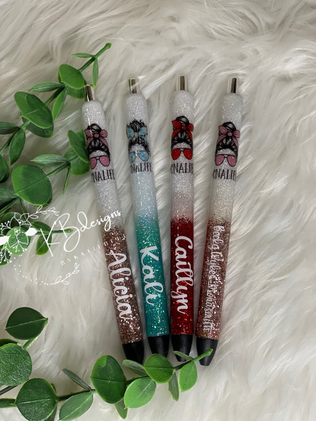 CNA Personalized Glitter Pen - Etsy