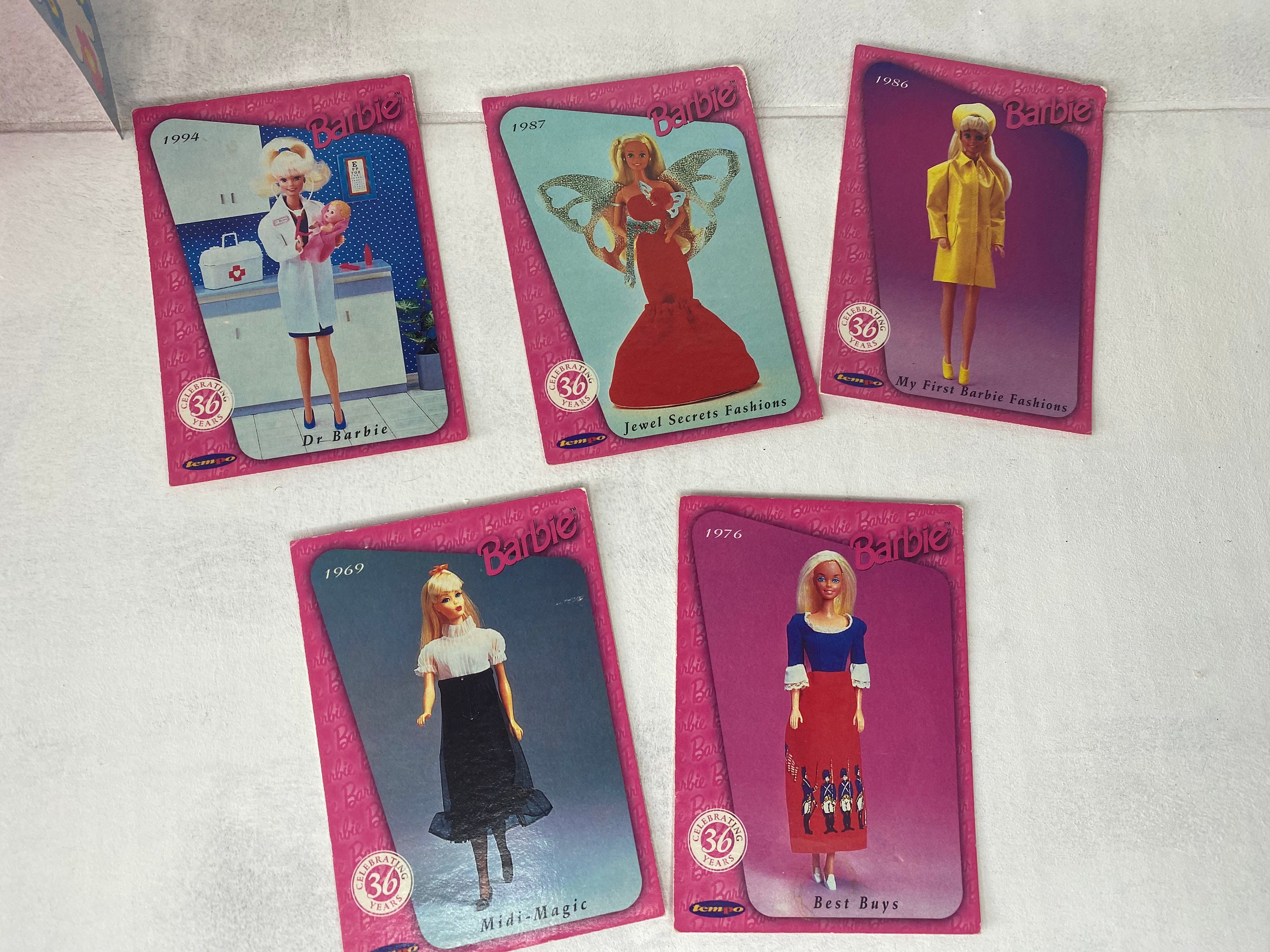 VINTAGE Mattel Barbie Cards 1990's COLLECTOR'S ITEM - Etsy