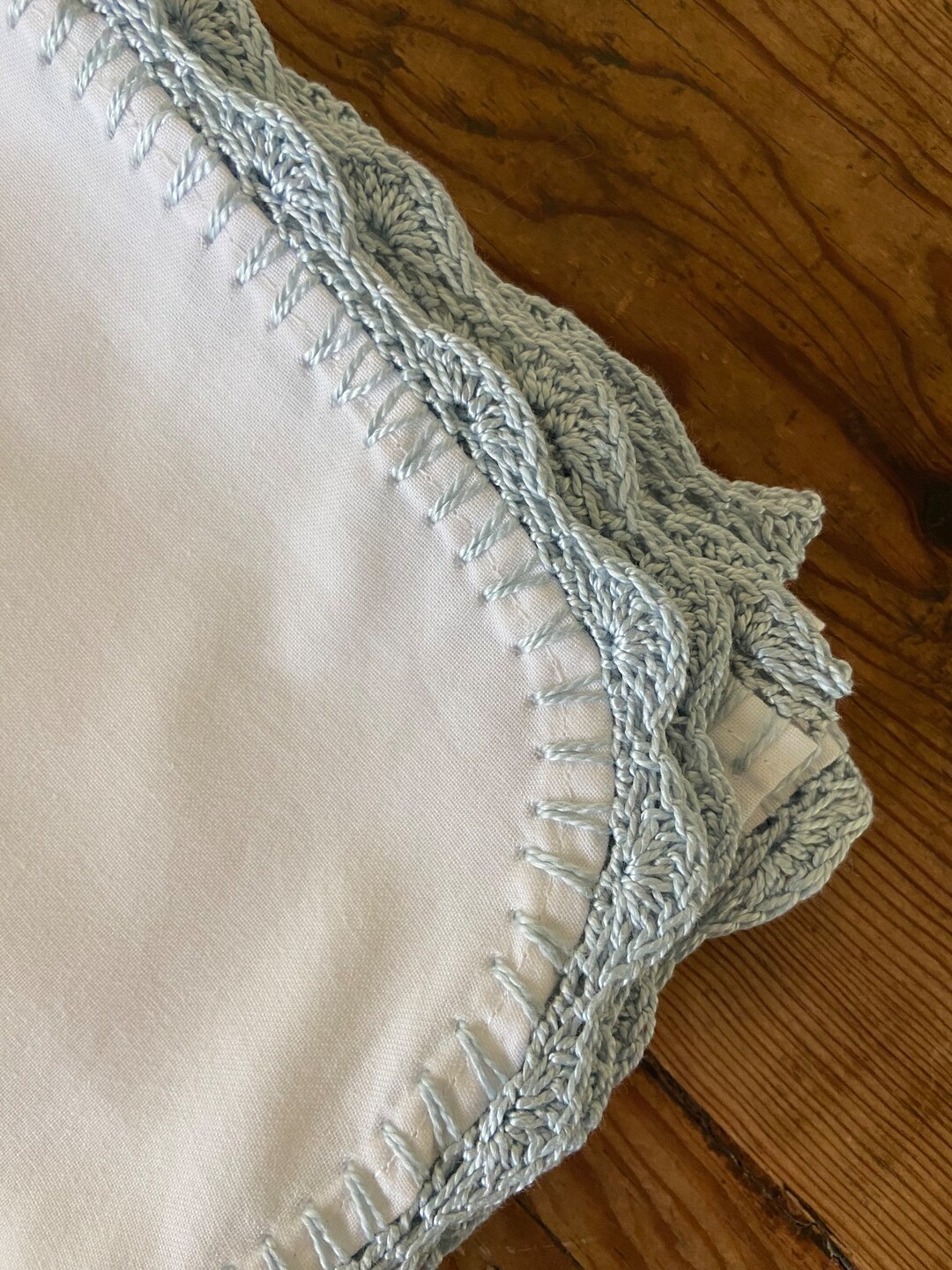 Custom Littles Lightweight Cotton Baby Blankets With Hand-crocheted ...