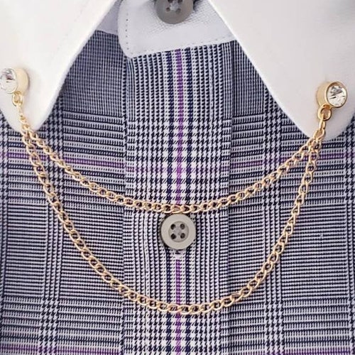Collar Pins Collar Chain Shirt Clip Lapel Pin Star - Etsy
