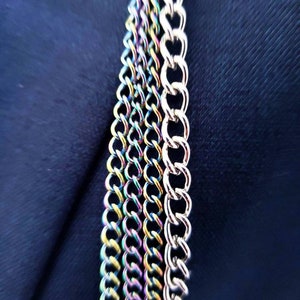 Moon Face Lapel Pin Badge 4 Chains Florescent Colors - Etsy