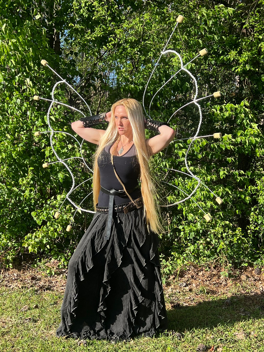Fire Wings: Steel Frame, Kevlar Wick - for Fire Dancers - Etsy