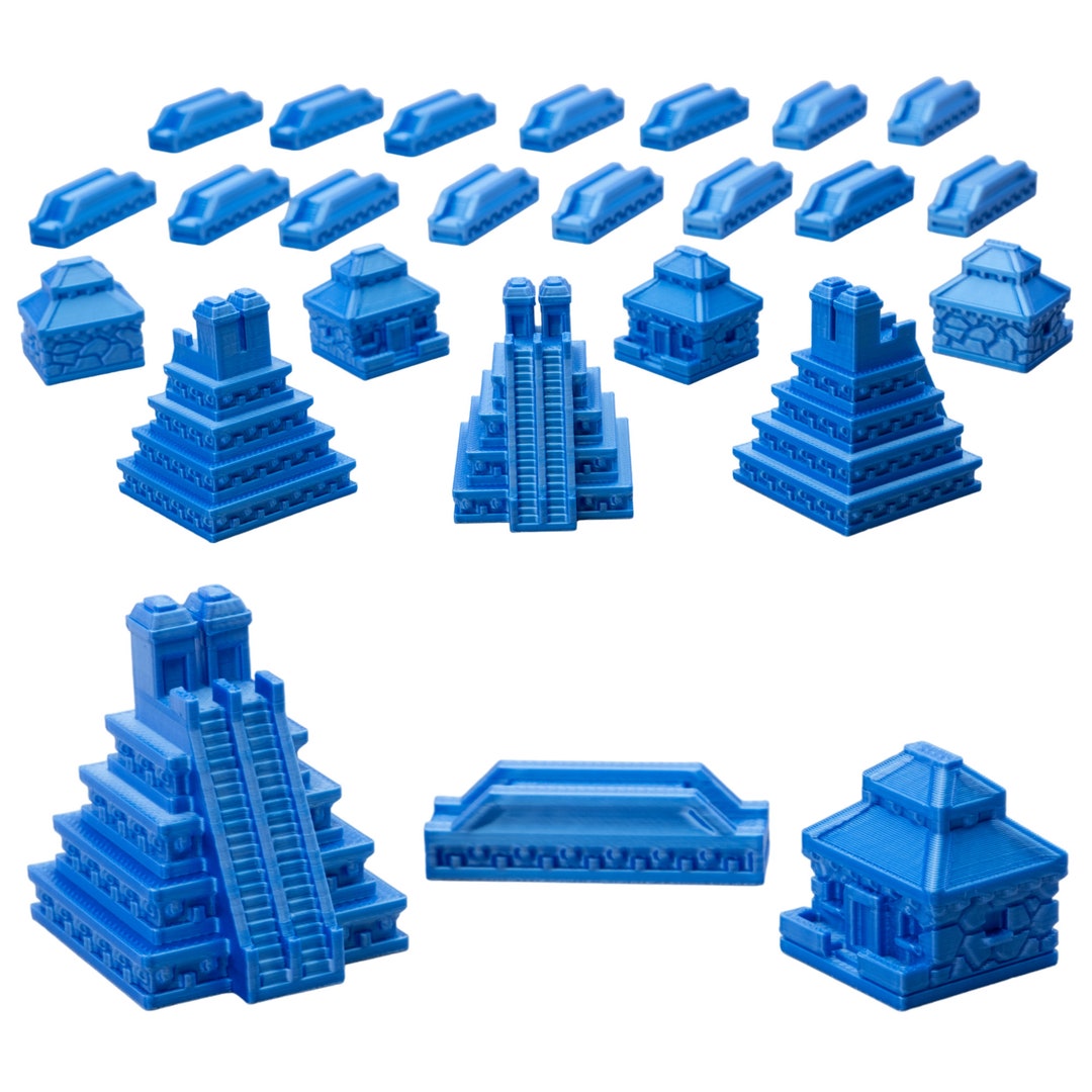 Aztec Civilization Set for Catan Custom Board Game Pieces Cites ...